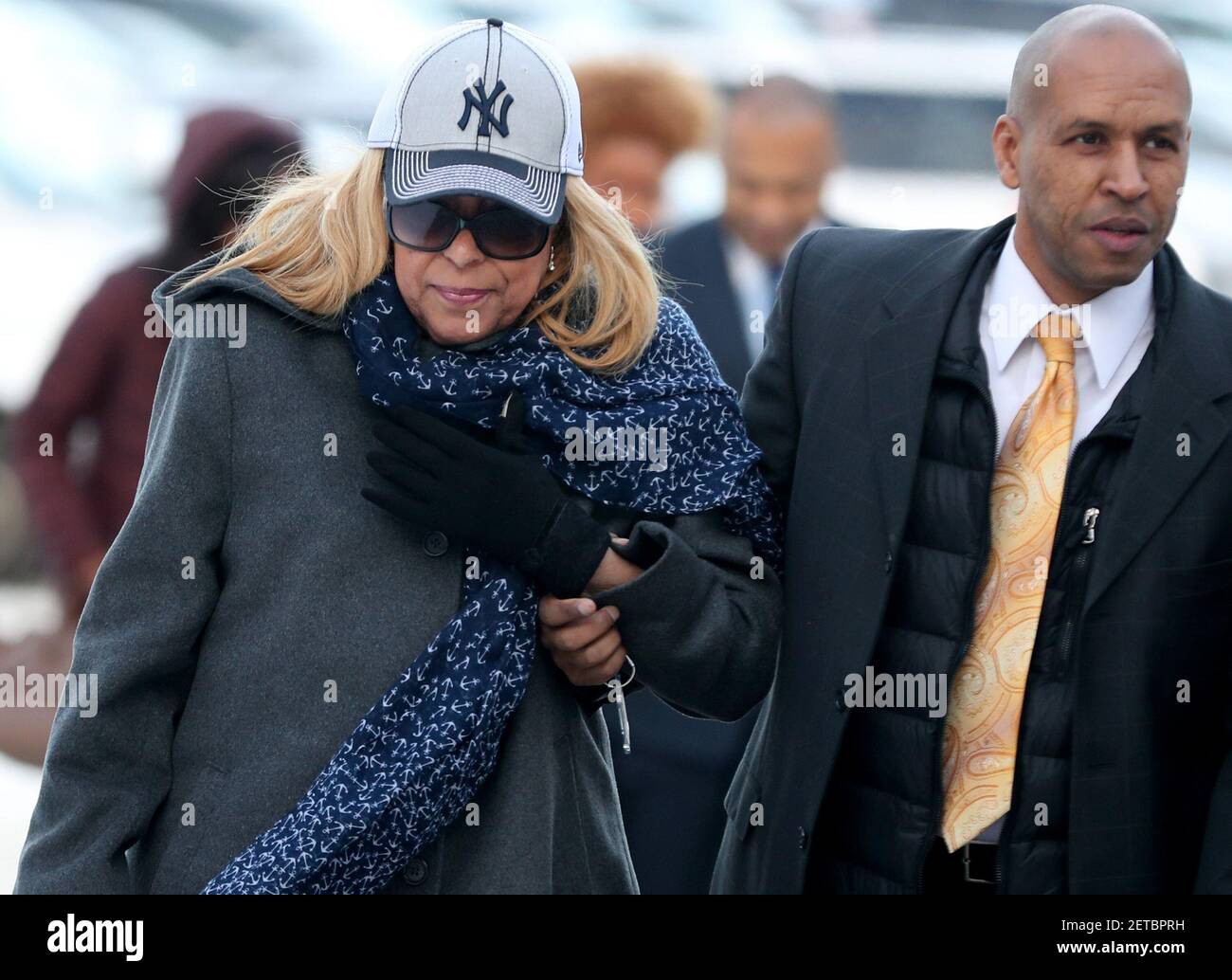 Prince's half-sister Sharon Nelson, left, arrives at the Carver County ...