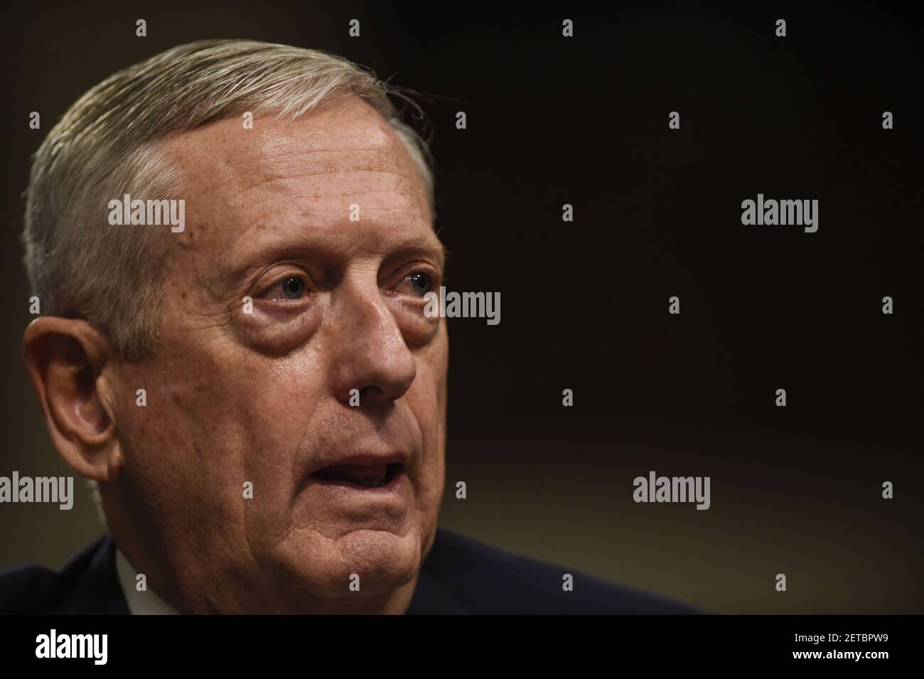 Retired Marine Corps general James Mattis testifies before the Senate ...