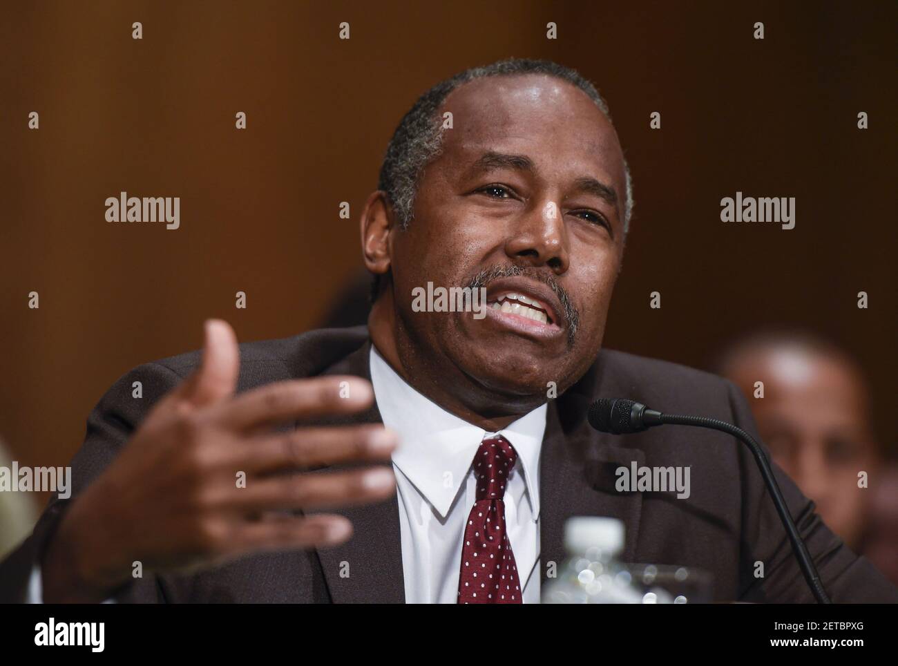 Secretary of Housing and Urban Development-nominee Ben Carson testifies ...