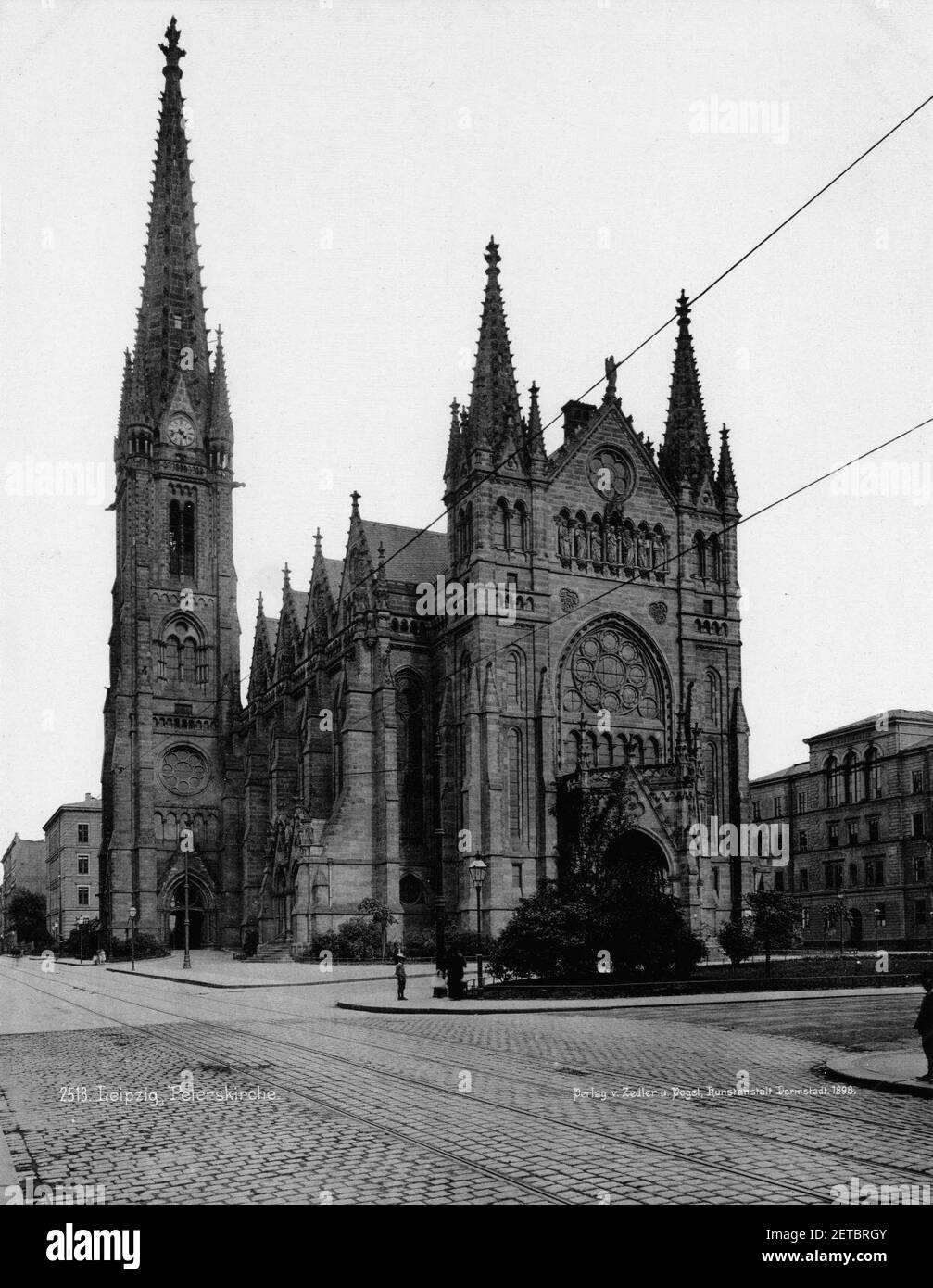 Peterskirche Leipzig - Zedler und Vogel Stock Photo - Alamy