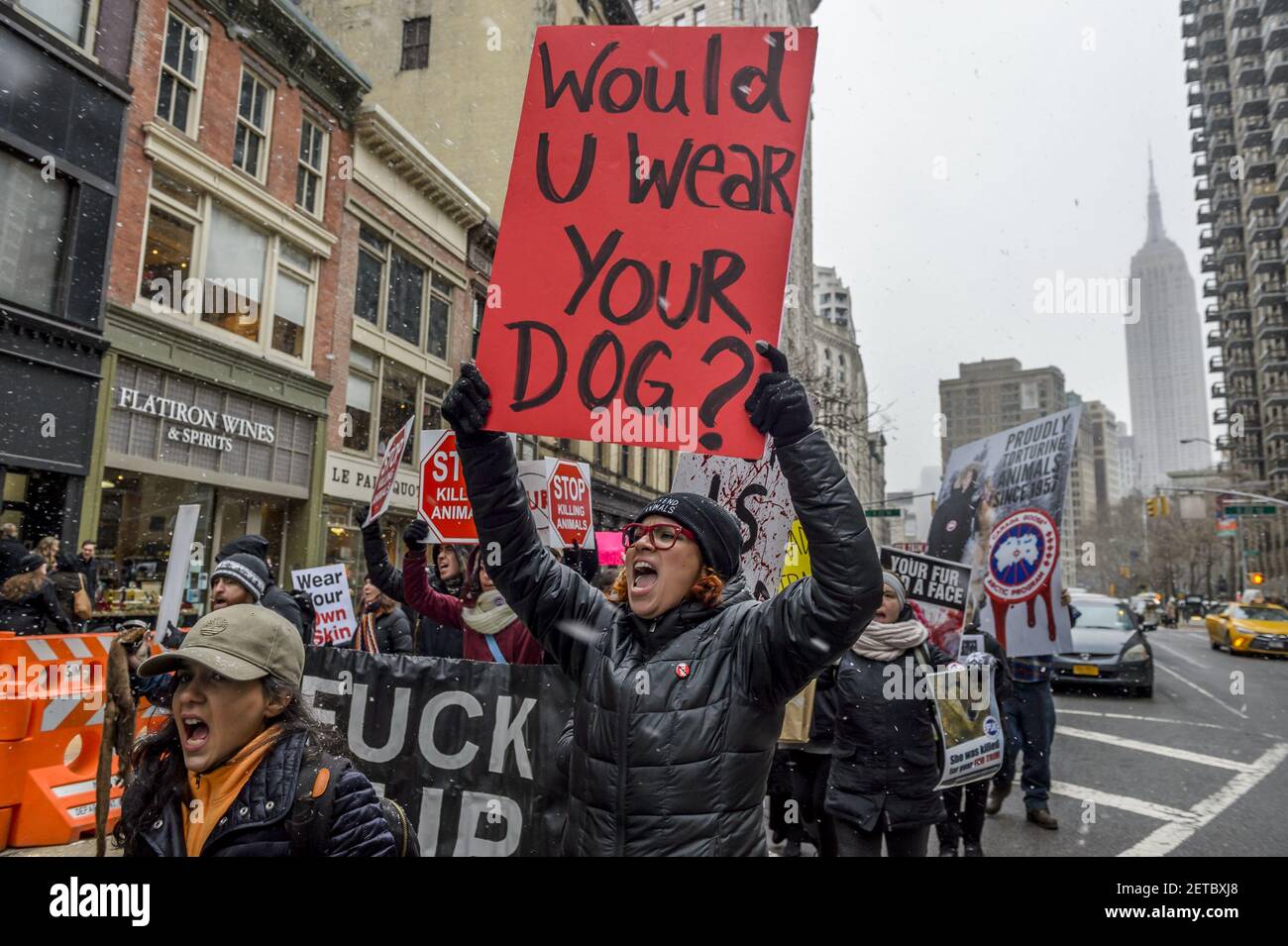 On Saturday January 14th 2017 at Madison Square Park members of Caring ...