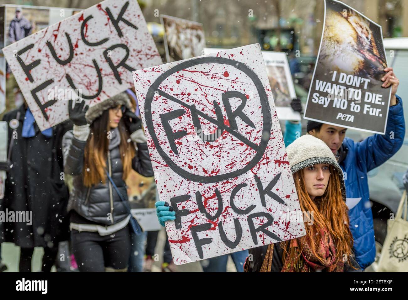 On Saturday January 14th 2017 at Madison Square Park members of Caring ...