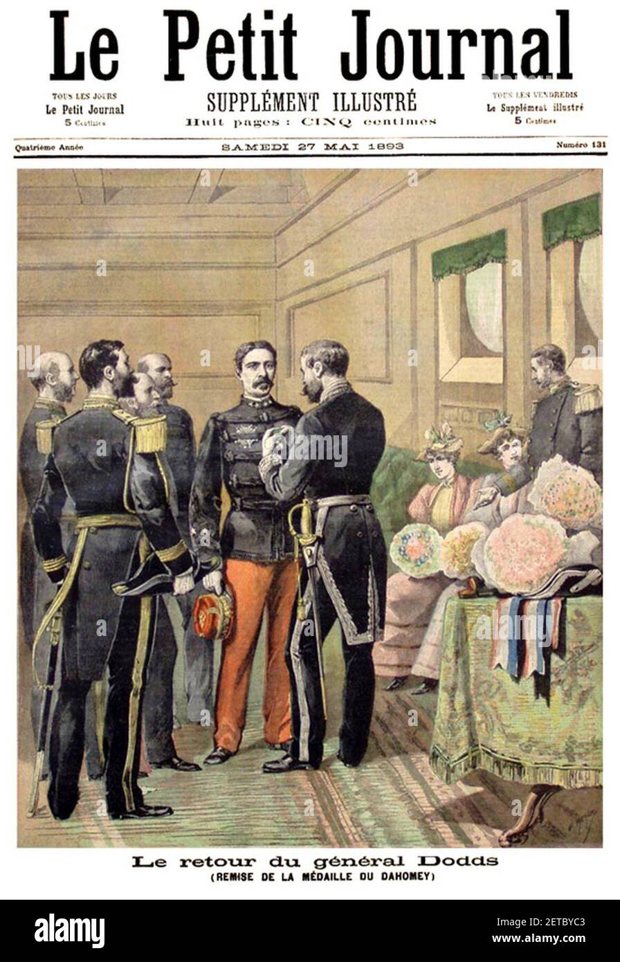 Petit Journal Général Dodds 27 mei 1893 Stock Photo - Alamy