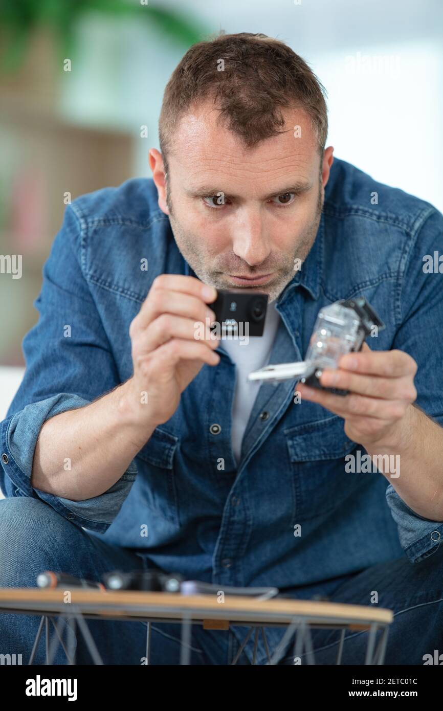 Broken film equipment hi-res stock photography and images - Alamy