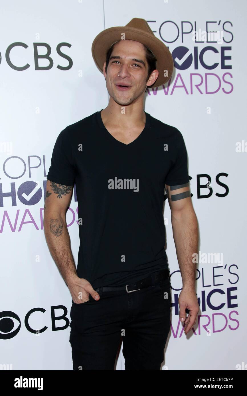 Tyler Posey at the 42nd Annual People's Choice Awards Press Room at the ...