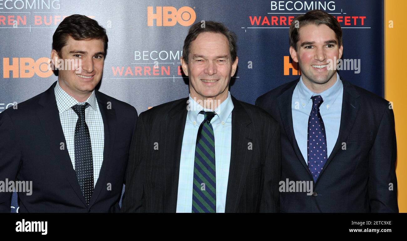 L-R: Producers Teddy, Peter and George Kunhardt attend the world ...