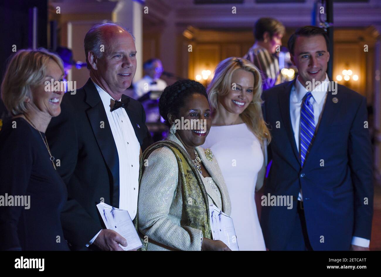 Ingrid Newkirk, Dan Donovan, Shelia Jackson Lee, Pamela Anderson, and ...