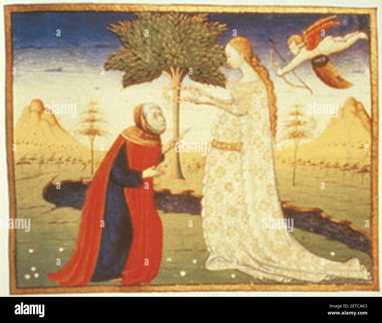 Petrarch and Laura Stock Photo - Alamy