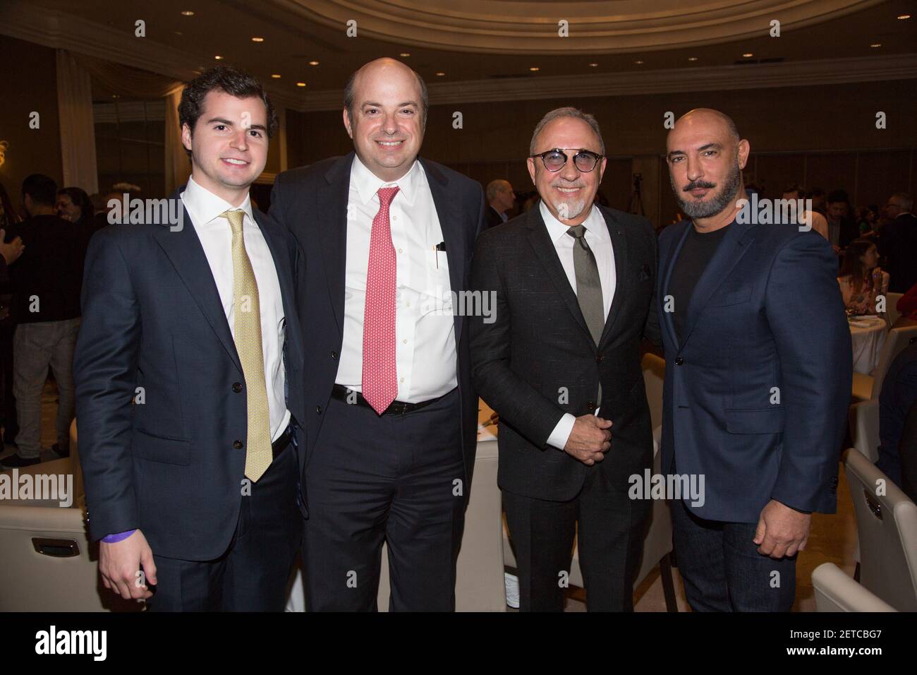 MIAMI BEACH, FLORIDA - JANUARY 19: Enrique Viyella, Candido Ken Viyella ...