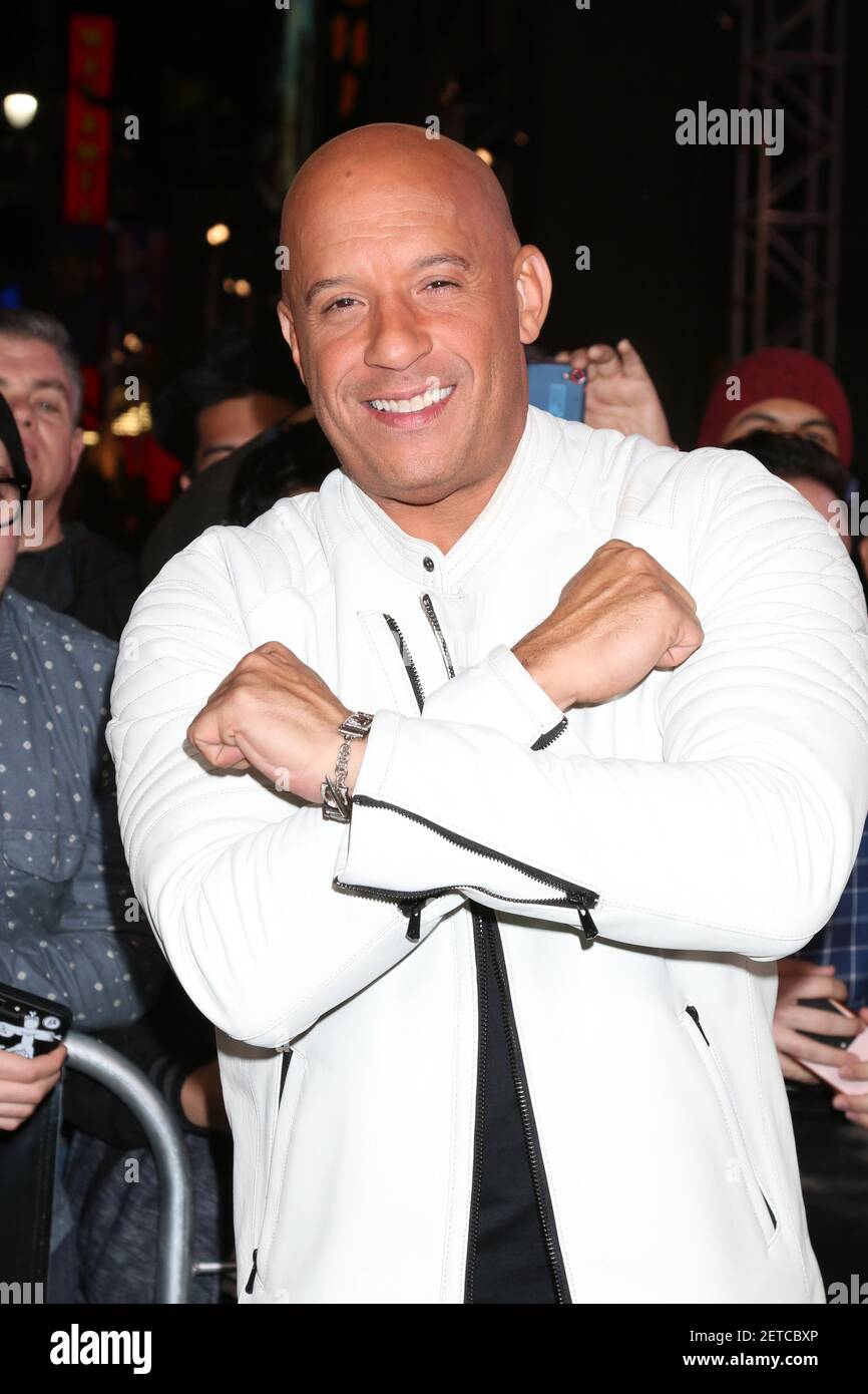 LOS ANGELES - JAN 19: Vin Diesel, aka Mark Sinclair at the "xXx: Return ...