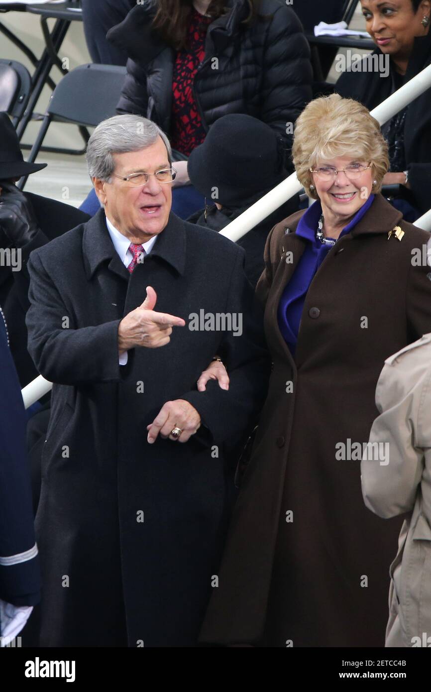 Trent Lott and Patricia Thompson Lott arrive for the Presidential ...