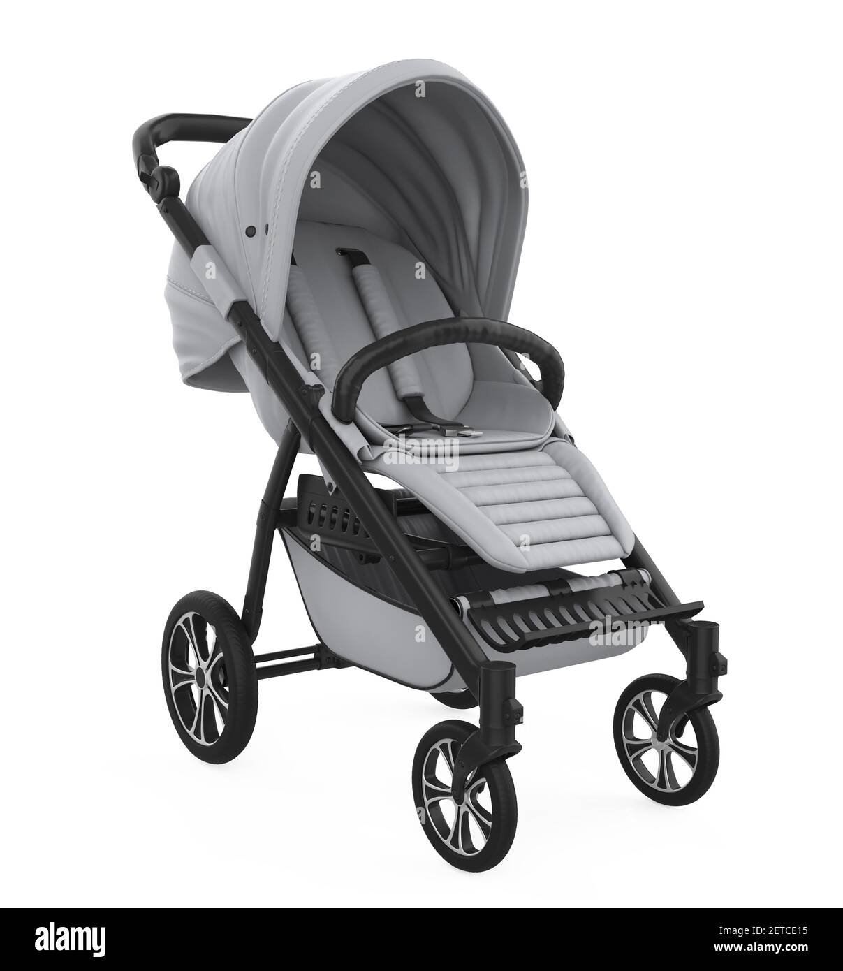 Baby Stroller Isolated Stock Photo - Alamy