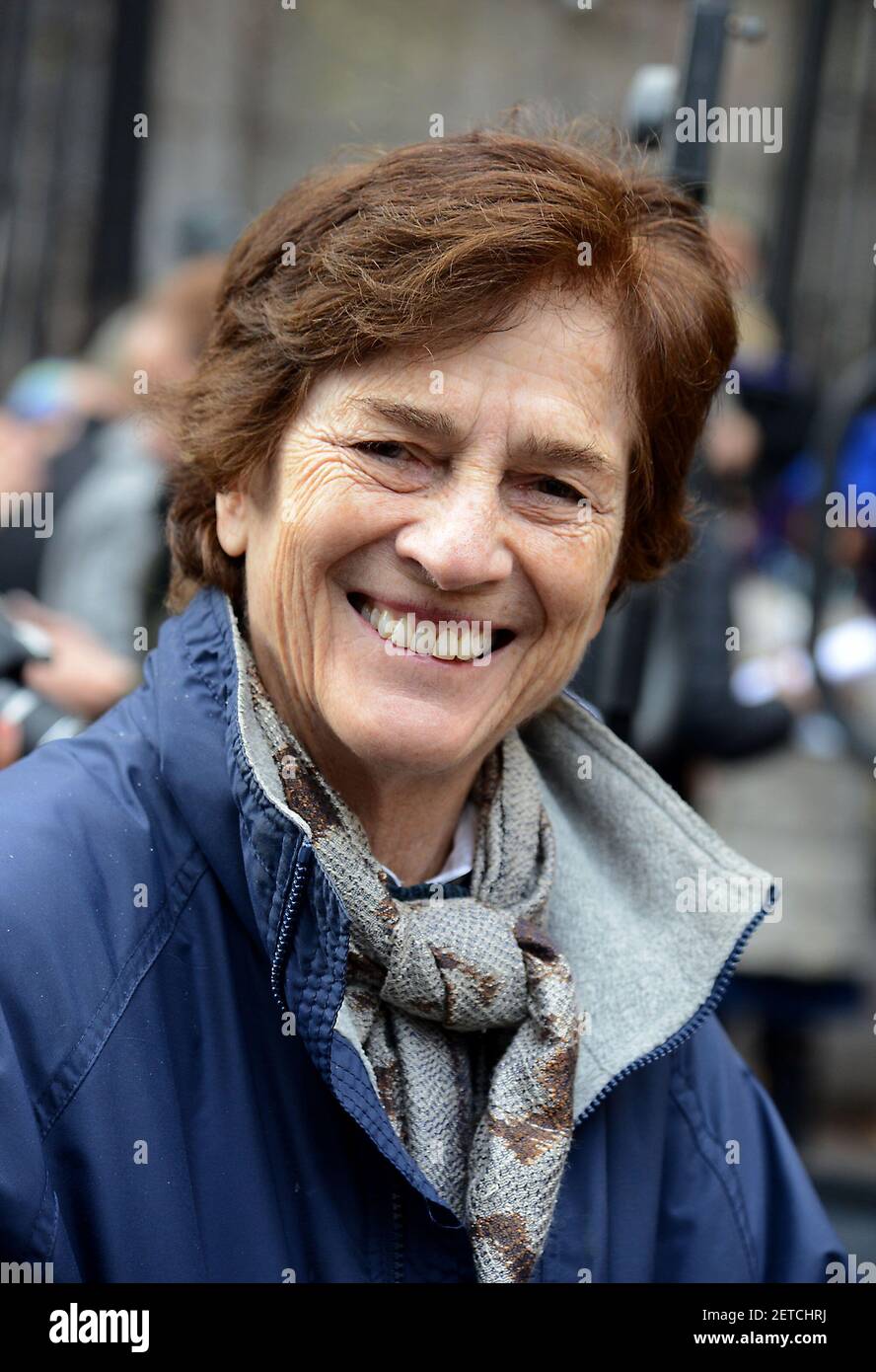 Liz Holtzman attends the Women's March on New York City on January 21 ...