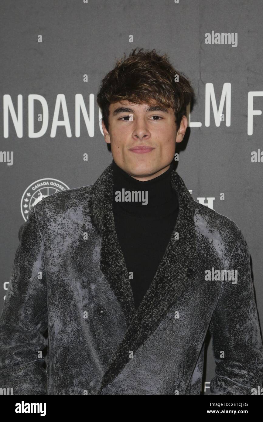 Kian Lawley attends the 'Before I Fall' premiere at the 2017 Sundance ...