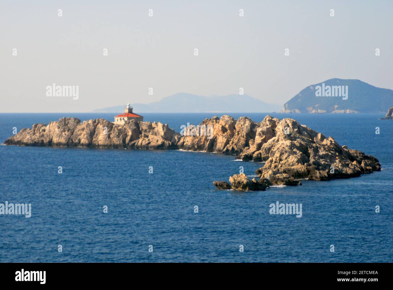 Dubrovnik: lighthouse Grebeni. Croatia Stock Photo - Alamy