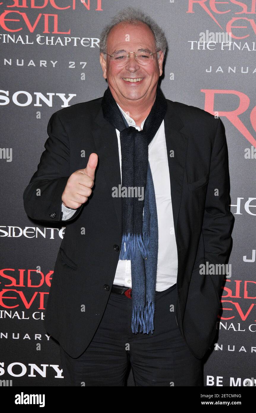 Producer Samuel Hadida arrives at the "Resident Evil: The Final Chapter ...