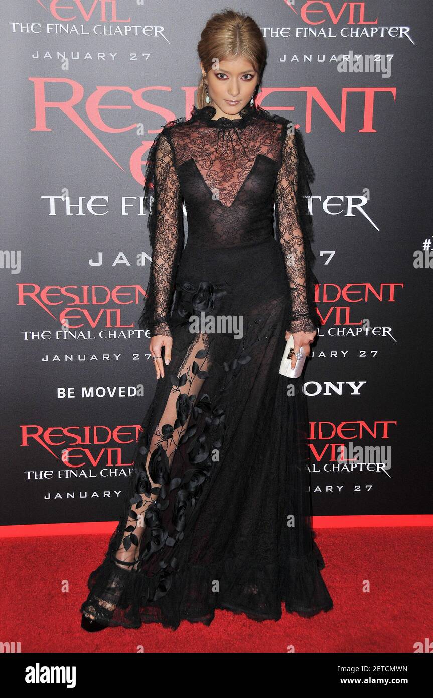 Rola arrives at the "Resident Evil: The Final Chapter" Los Angeles ...