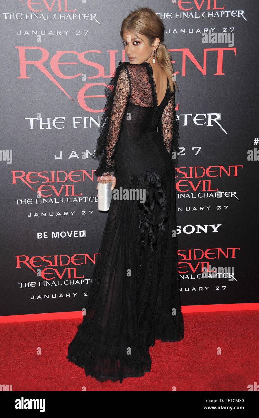 Rola arrives at the "Resident Evil: The Final Chapter" Los Angeles ...
