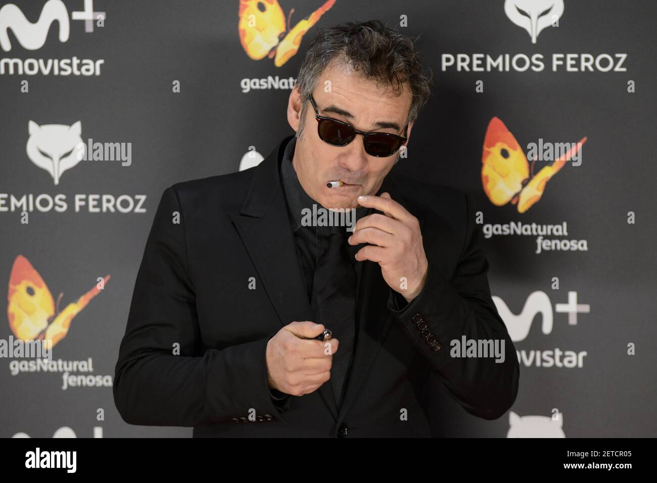Eduard Fernandez attends to the Feroz Awards 2017 in Madrid, Spain ...