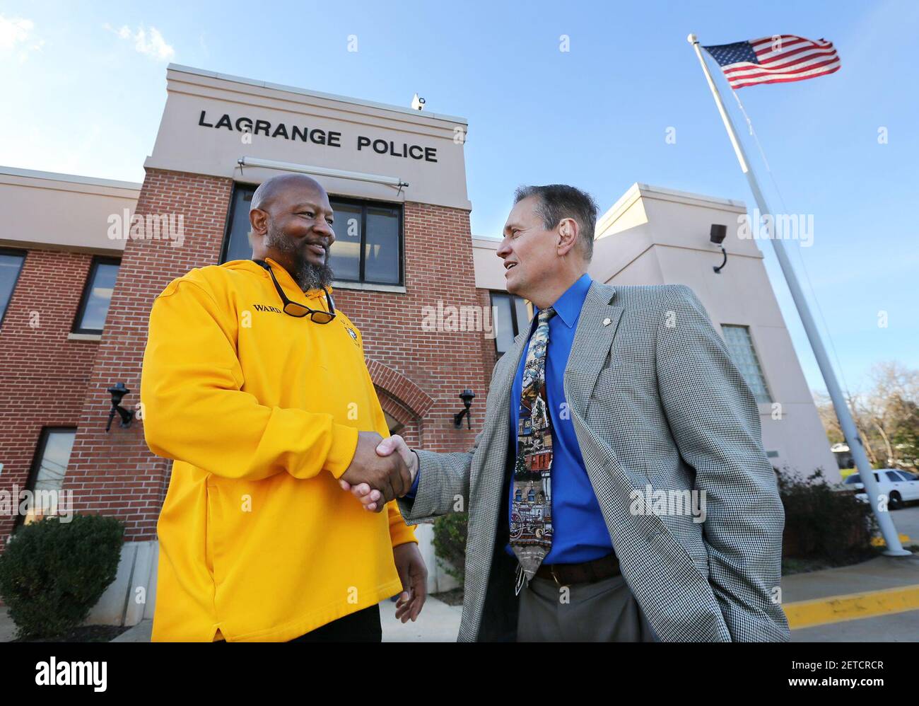 LaGrange Police Chief Louis M. Dekmar, right, and Troup County NAACP ...