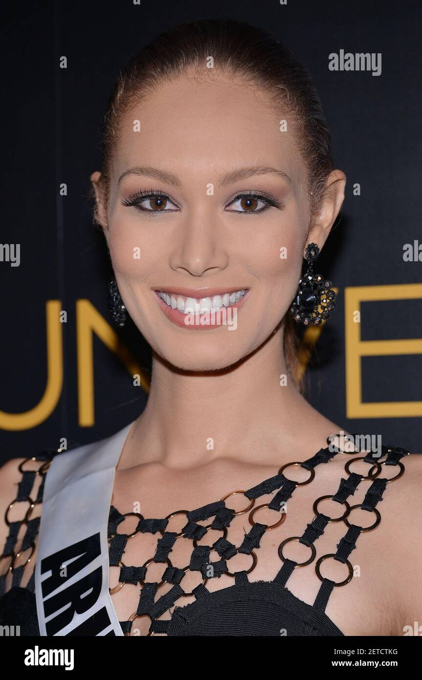 Miss Aruba Charlene Leslie at the 65th Miss Universe Press Junket held ...