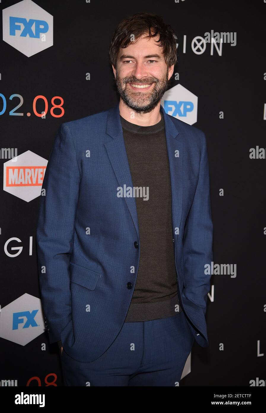 WEST HOLLYWOOD, CA - JANUARY 26: Mark Duplass attends FX's "Legion" red ...