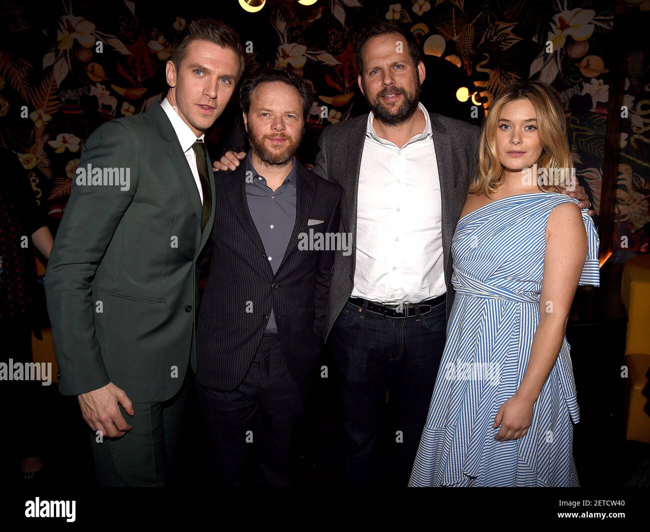 WEST HOLLYWOOD, CA - JANUARY 26: (L-R) Dan Stevens, Noah Hawley, FX's ...