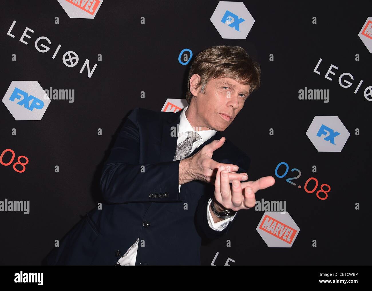 WEST HOLLYWOOD, CA - JANUARY 26: Mackenzie Gray at FX's "Legion" red ...