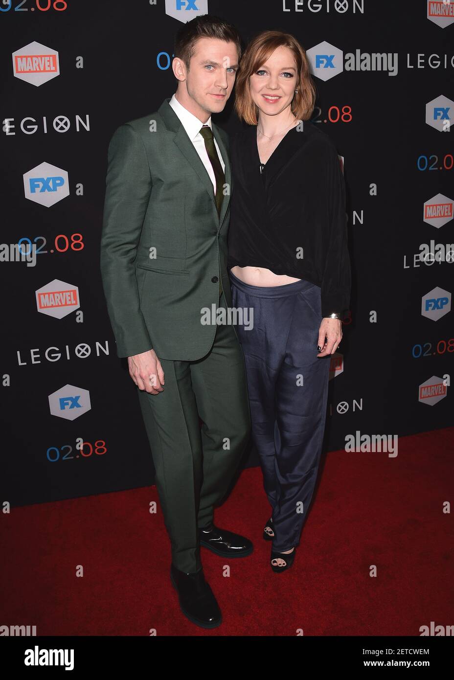 WEST HOLLYWOOD, CA - JANUARY 26: Dan Stevens at FX's "Legion" red ...