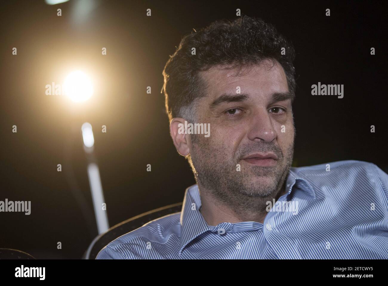 Bosnian director Danis Tanovic during the presentation of his film ...