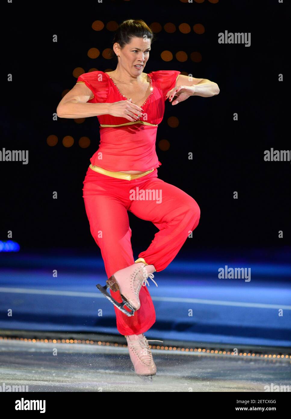 SUNRISE, FL - JANUARY 25: Nancy Kerrigan performs during the Colgate ...