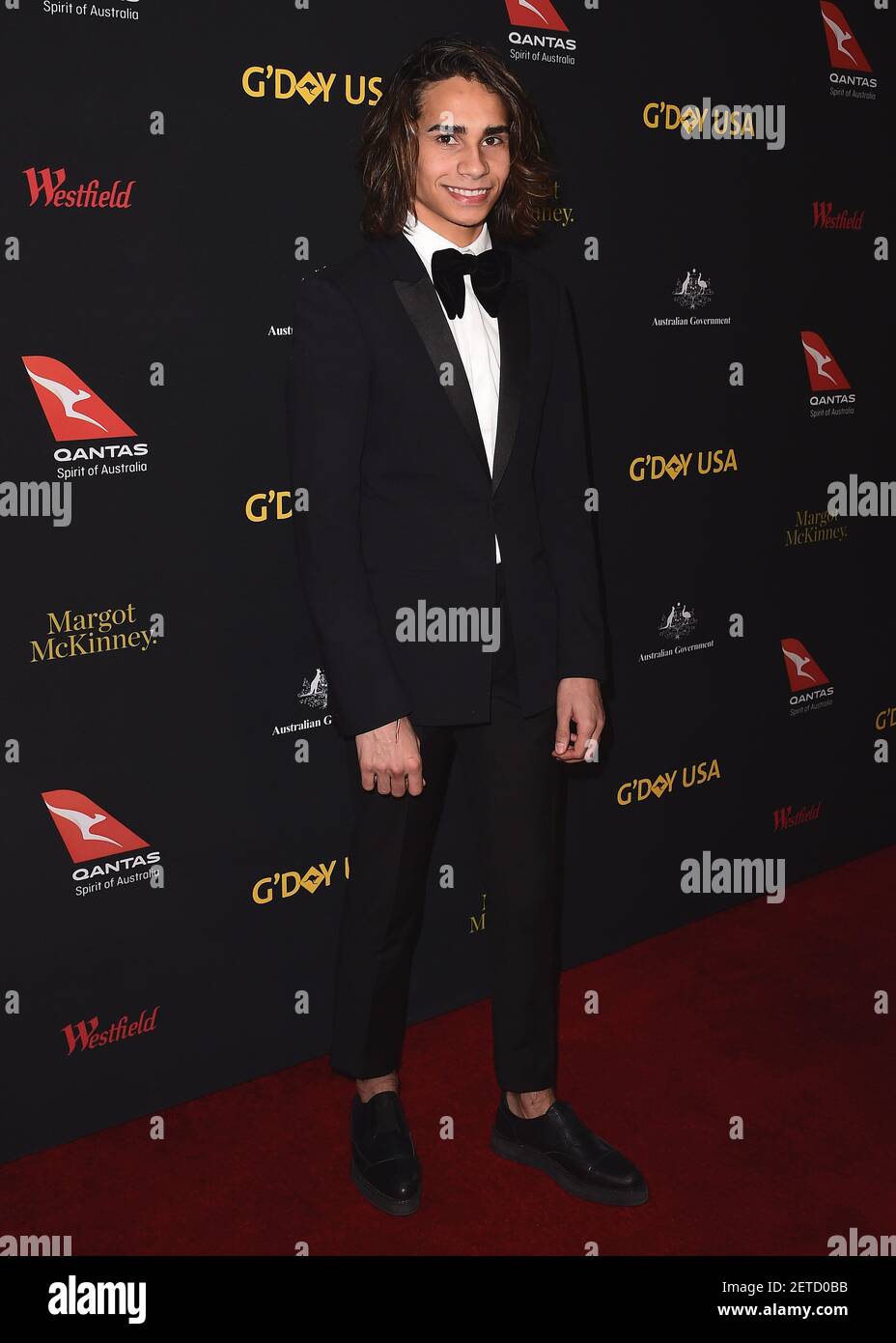 HOLLYWOOD, CA - JANUARY 28: Isaiah Firebrace at the 2017 G'Day USA Los ...
