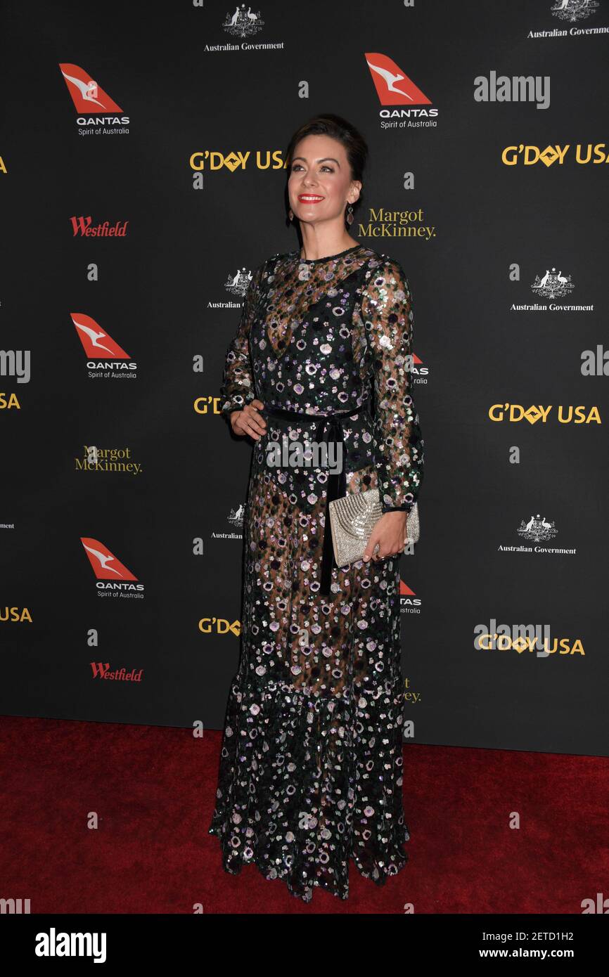 Libby Munro arrives to G'DAY USA Los Angeles Black Tie Gala, held in the Dolby Ballroom at ...