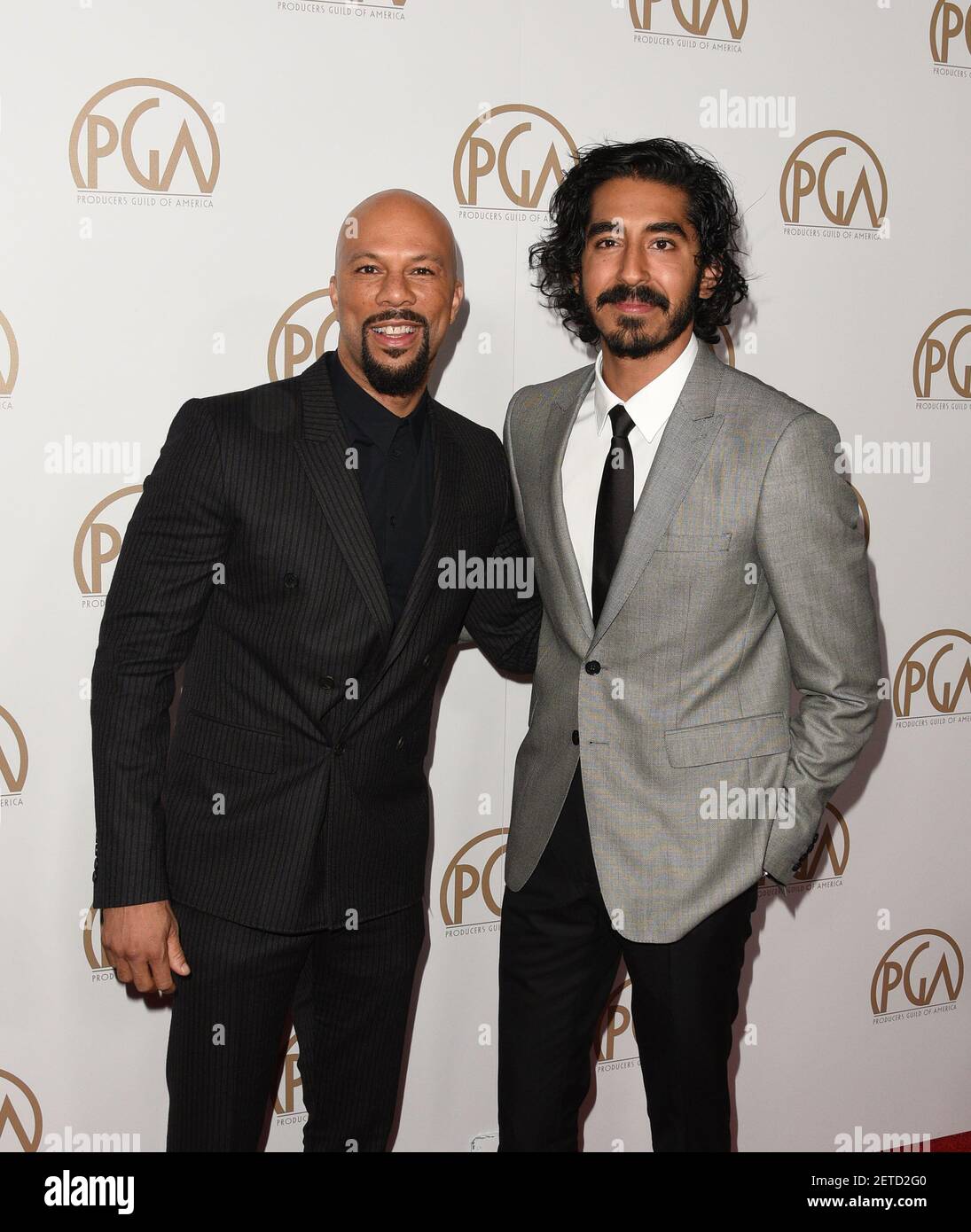Common and Dev Patel attend The 2017 Producers Guild Awards at The ...