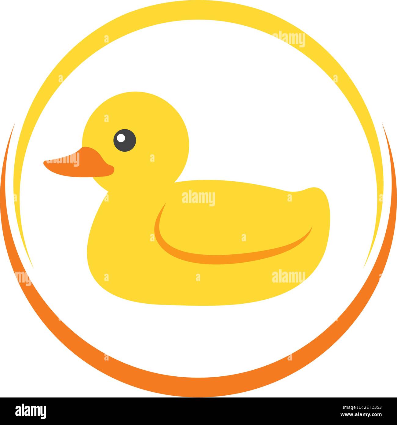 duck vector icon illustration design template Stock Vector Image & Art ...