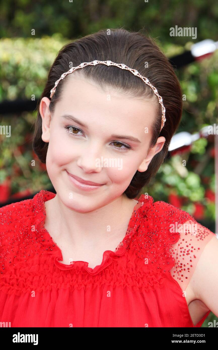 Millie Bobby Brown at the 23rd Annual Screen Actors Guild Awards held ...