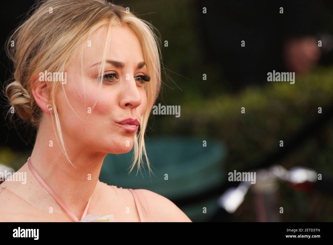 Kaley Cuoco at the 23rd Annual Screen Actors Guild Awards held at the ...
