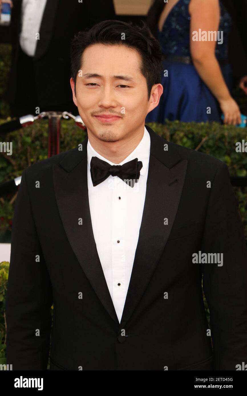 Steven Yeun at the 23rd Annual Screen Actors Guild Awards held at the ...
