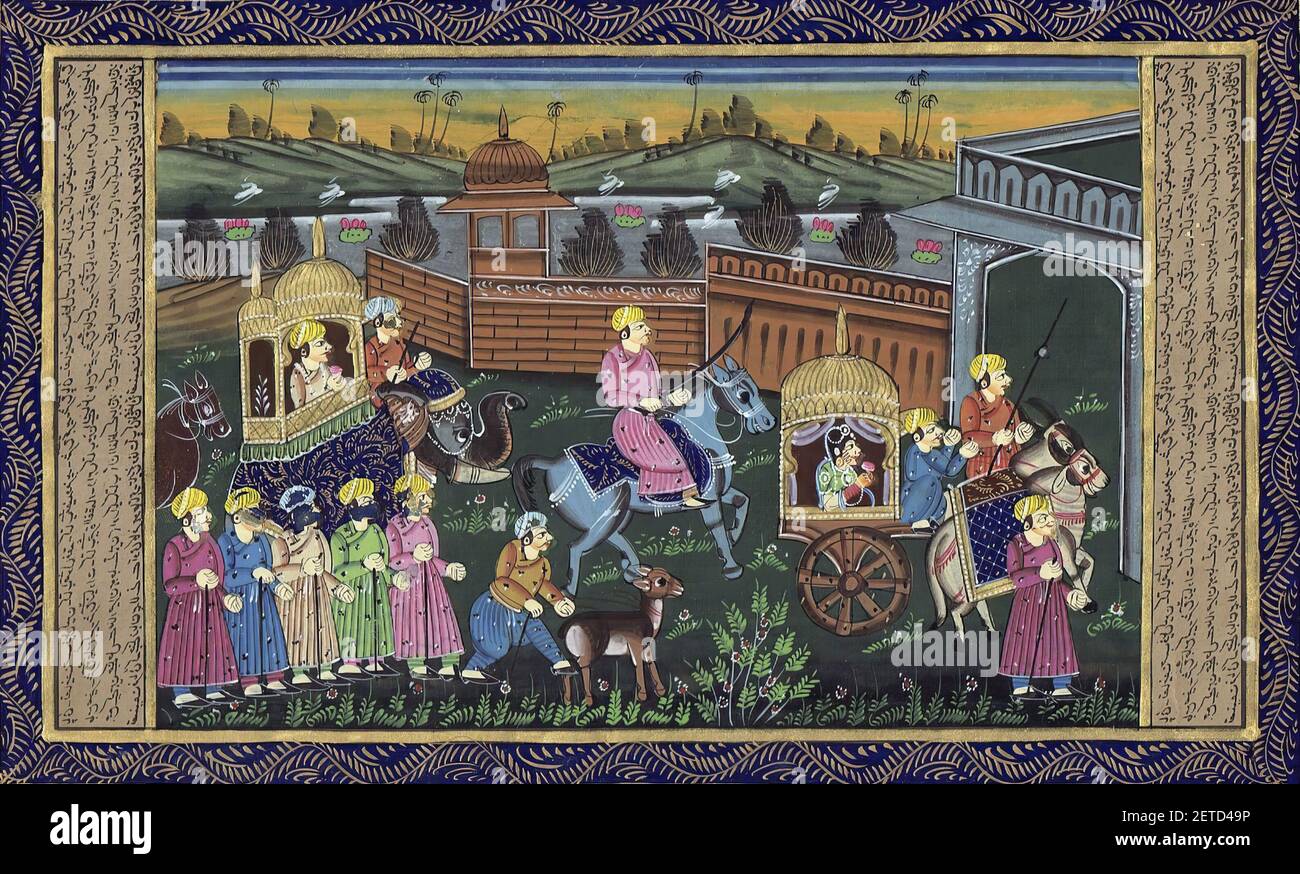 Indian miniature hi-res stock photography and images - Alamy