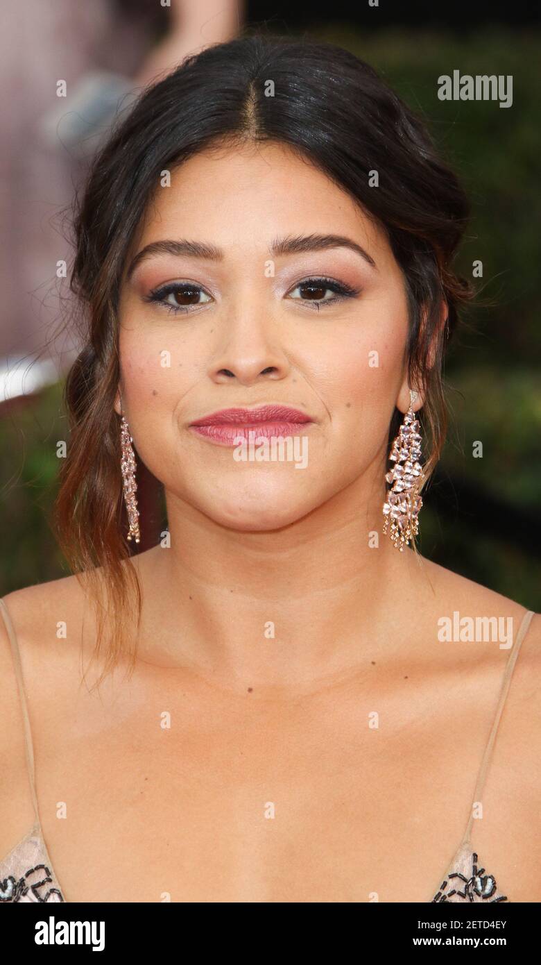 Gina Rodriguez at the 23rd Annual Screen Actors Guild Awards held at ...