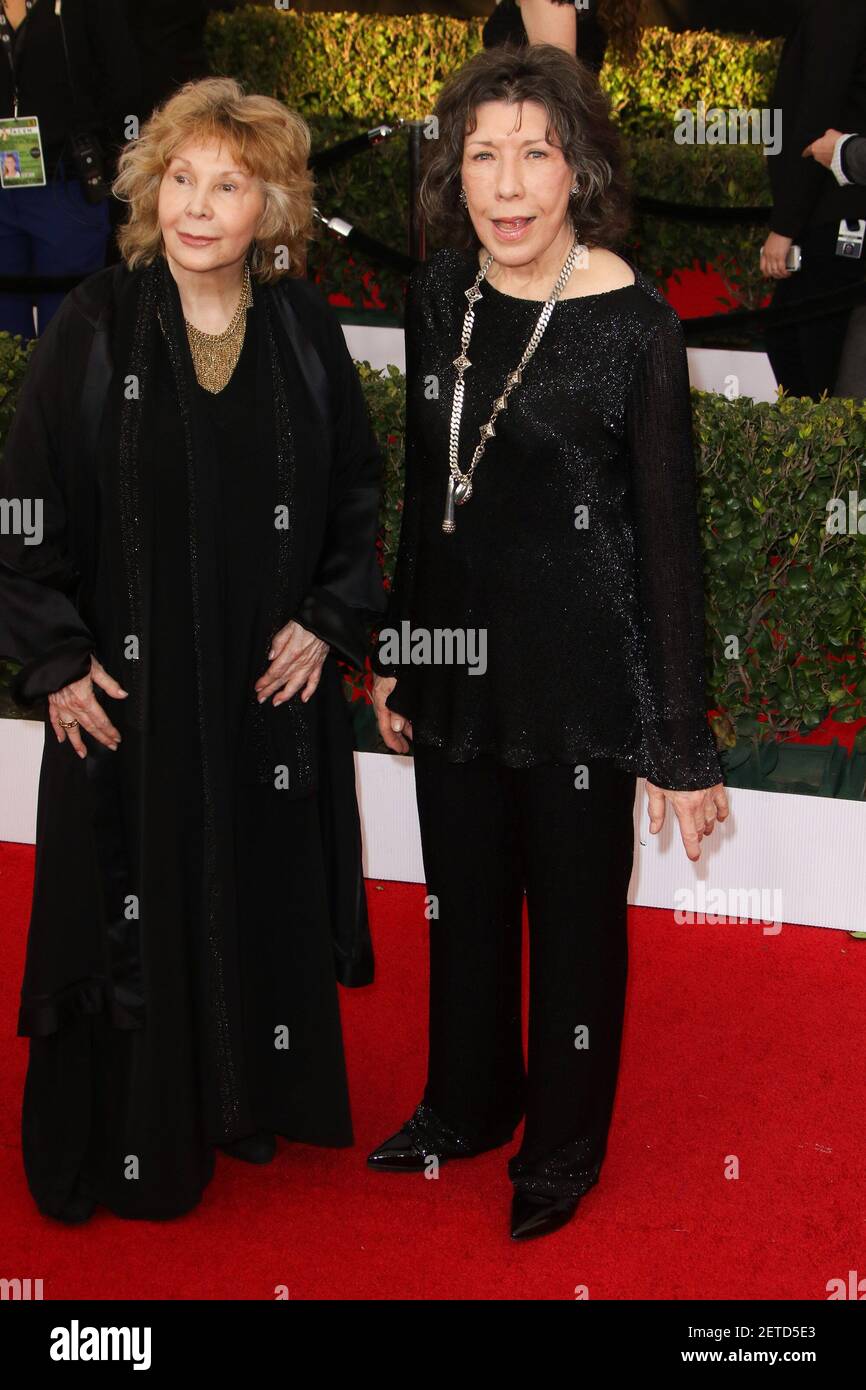 Lily Tomlin, Jane Wagner at the 23rd Annual Screen Actors Guild Awards ...