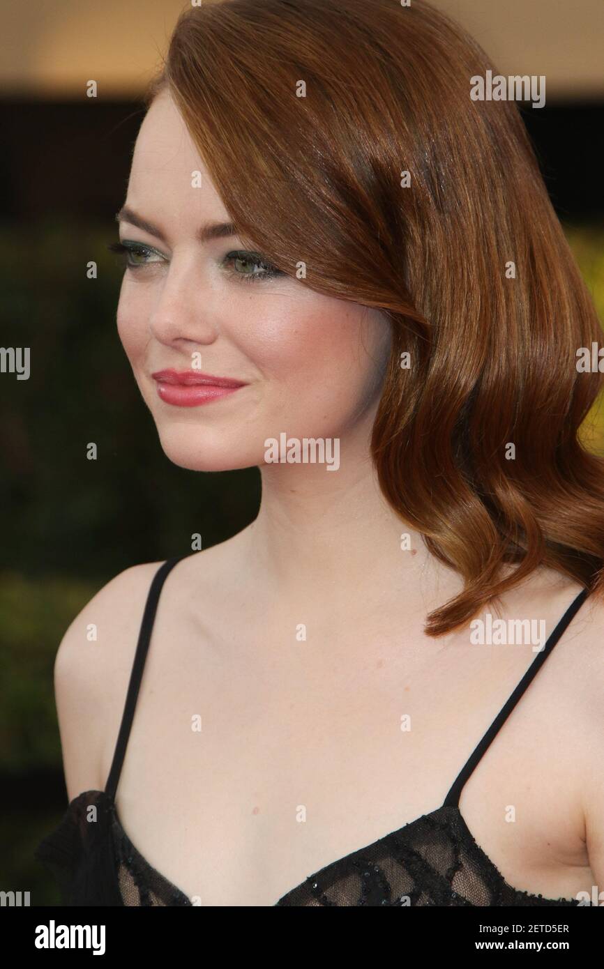 Emma Stone at the 23rd Annual Screen Actors Guild Awards held at the ...