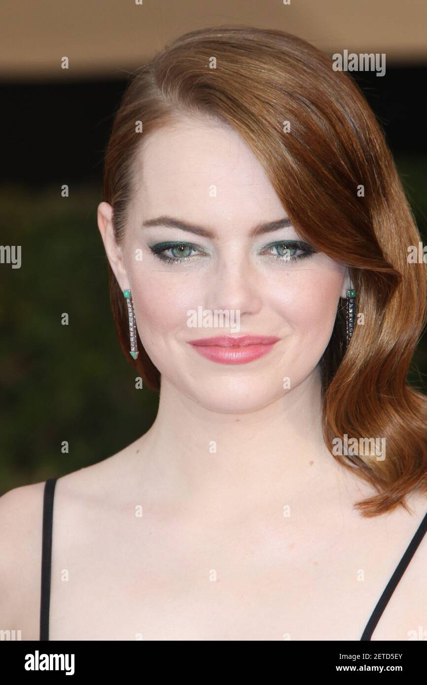 Emma Stone at the 23rd Annual Screen Actors Guild Awards held at the ...
