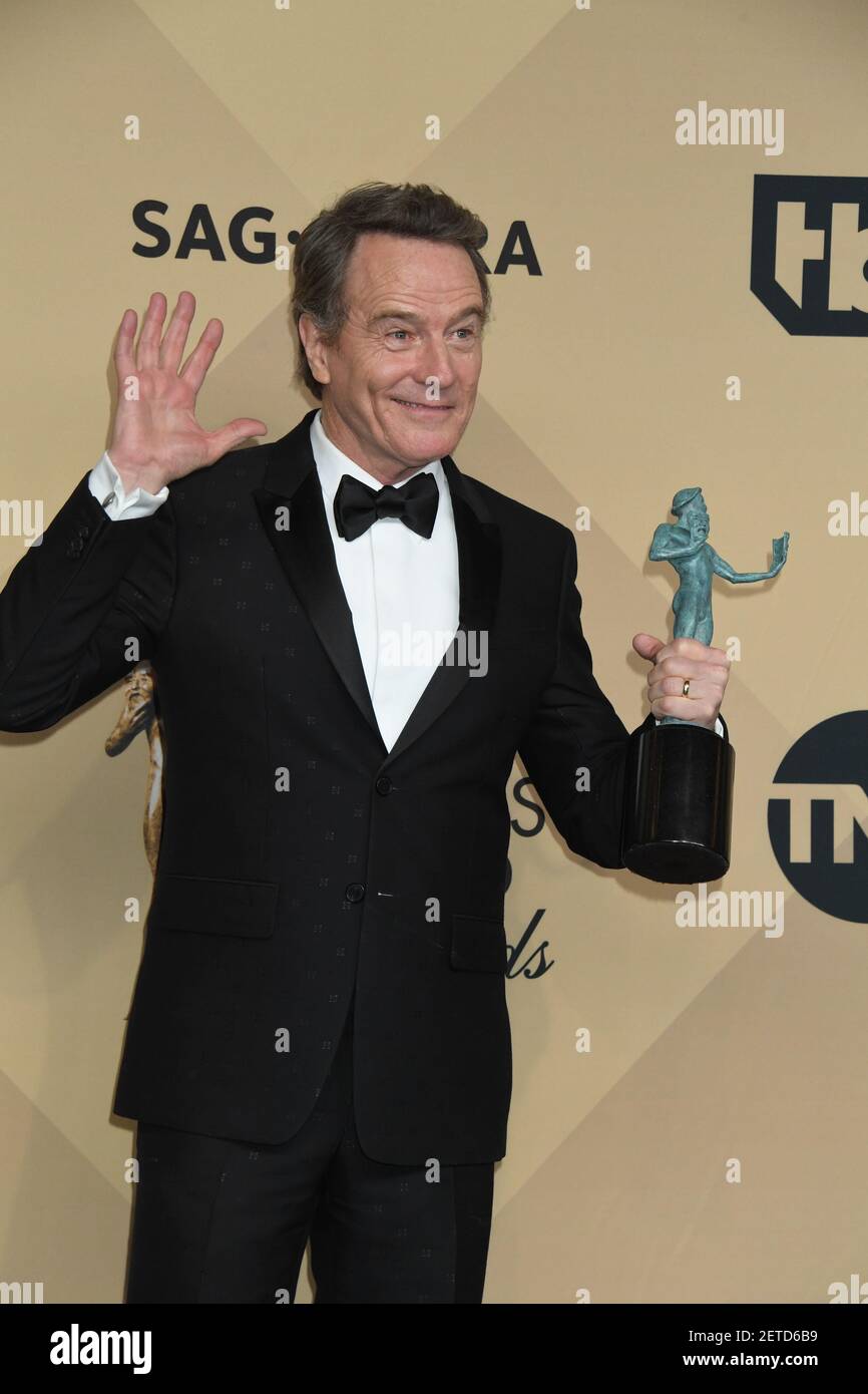 Bryan Cranston in the Press Room during the 23rd Annual Screen Actors ...