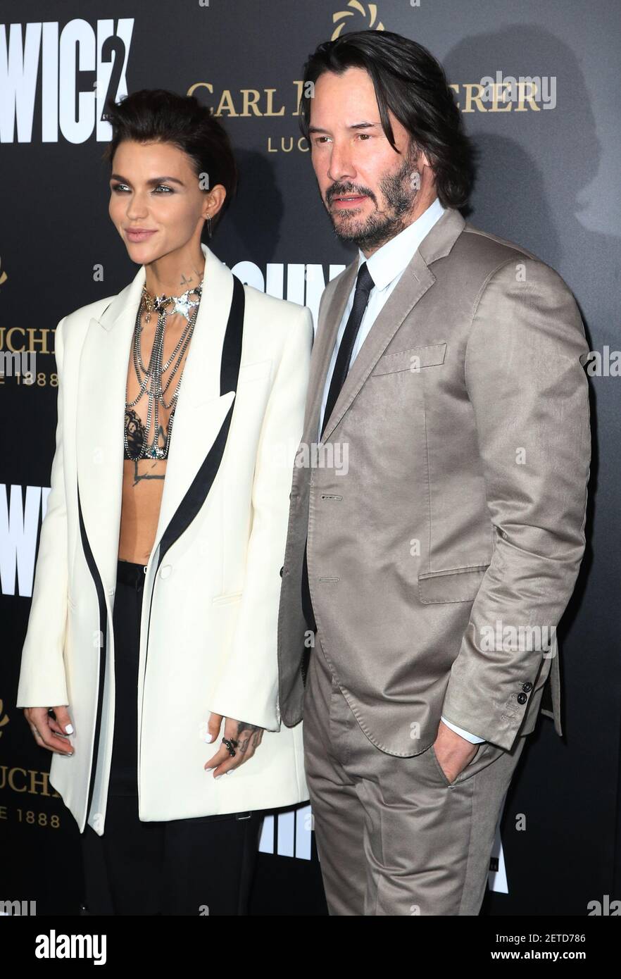 Ruby Rose and Keanu Reeves at The Premiere Of Summit Entertainment's ...