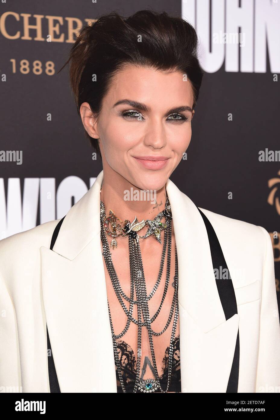 HOLLYWOOD, CA - JANUARY 30: Ruby Rose at the Los Angeles premiere of ...