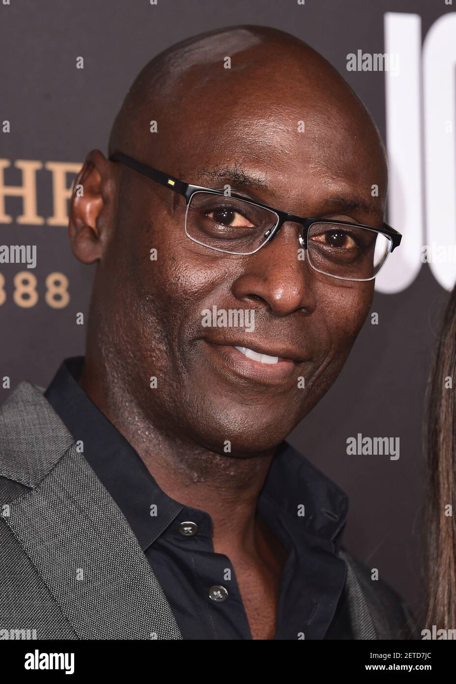 HOLLYWOOD, CA - JANUARY 30: Lance Reddick at the Los Angeles premiere ...