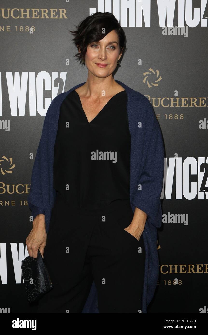 Carrie-Anne Moss at The Premiere Of Summit Entertainment's 'John Wick ...