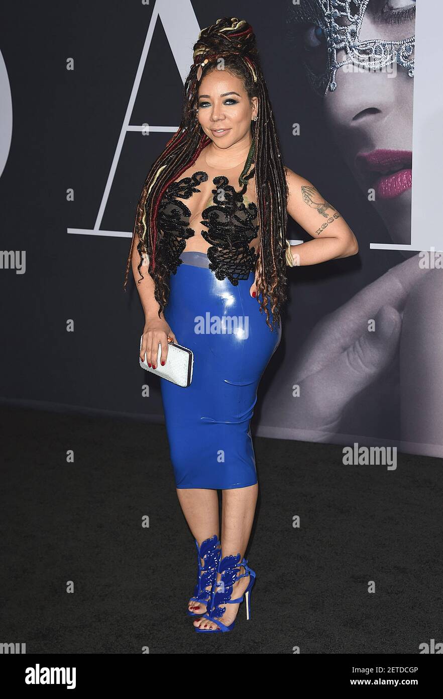 LOS ANGELES, CA - FEBRUARY 2: Tameka 'Tiny' Cottle at the premiere of ...