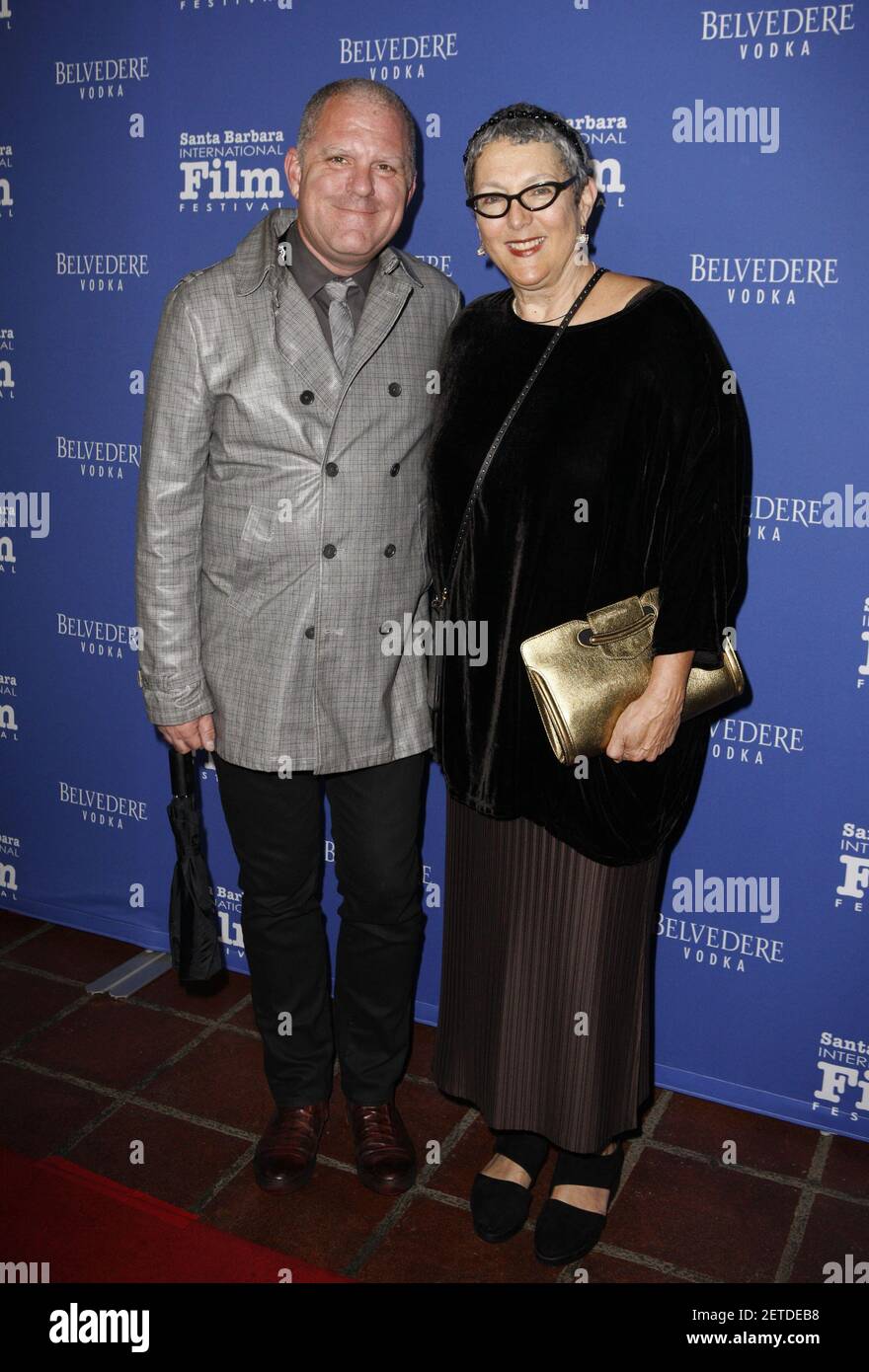 SBIFF Board members Bruce Heavin and Lynda Winman arrive at the 32nd ...